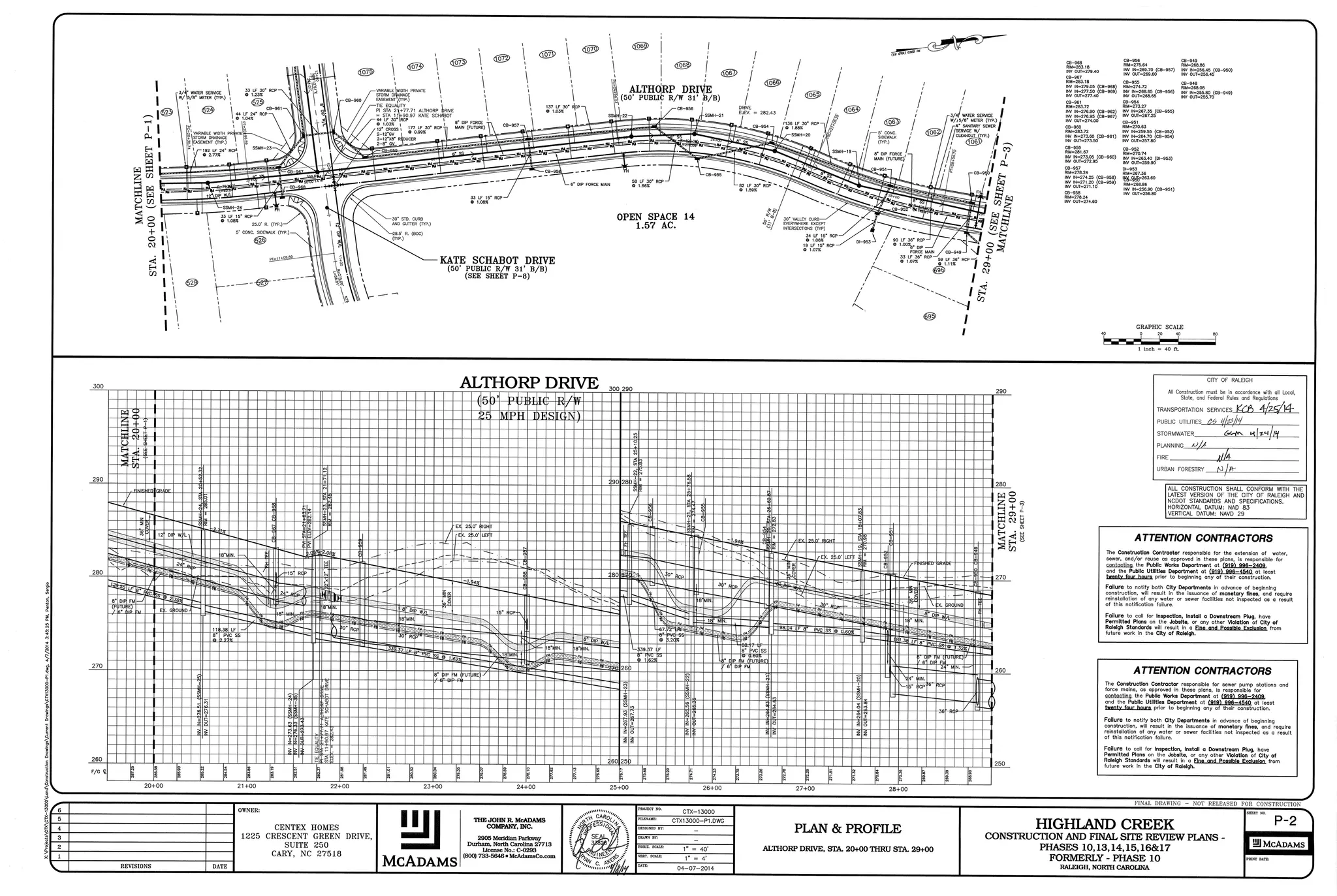 036 P-2 Plan & Profile | PDF