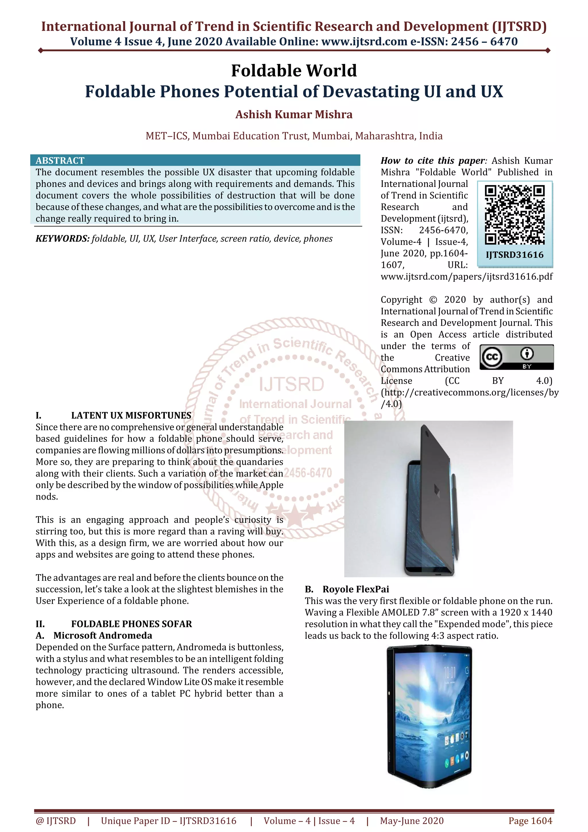 Foldable World | PDF