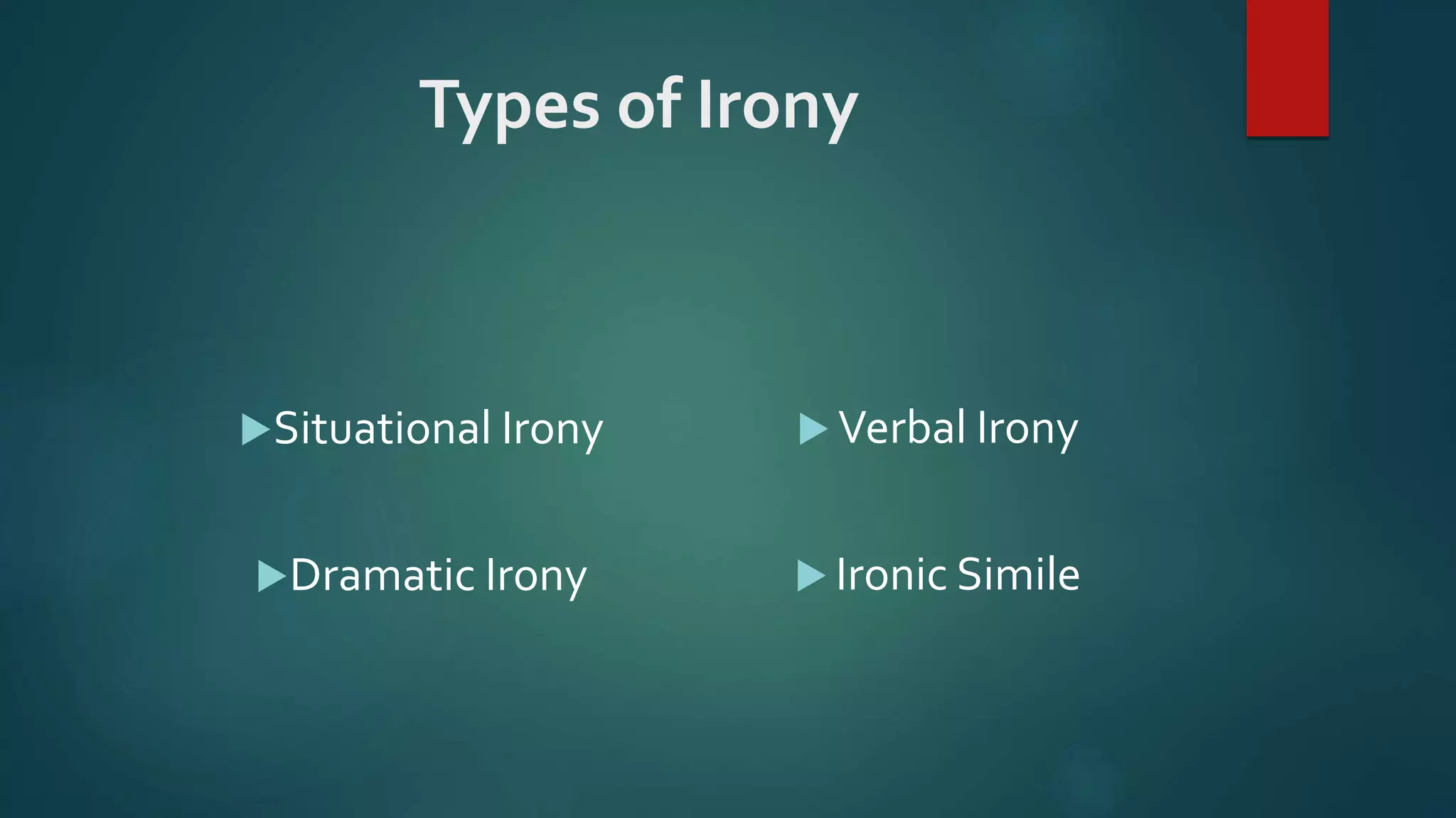 CEYarbrough Irony Lecture | PPTX
