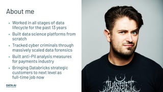 Data Privacy with Apache Spark: Defensive and Offensive Approaches | PDF