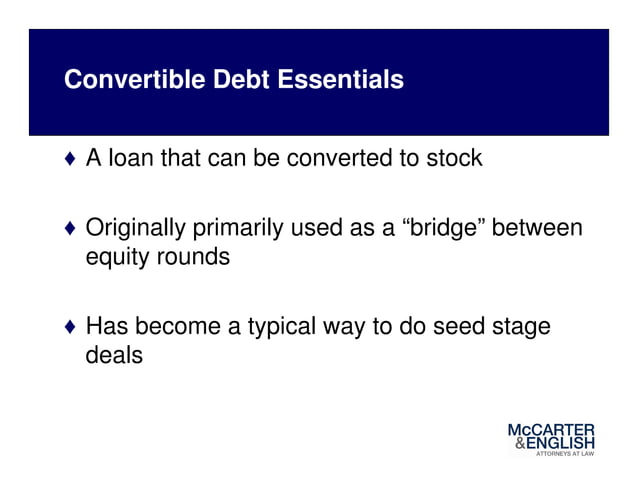 Convertible Debt - How it Works | PDF | Stocks and Bonds | Personal ...