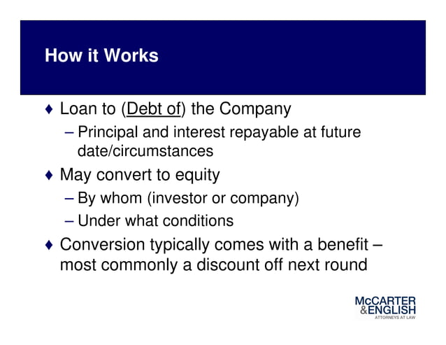 Convertible Debt - How it Works | PDF | Stocks and Bonds | Personal ...