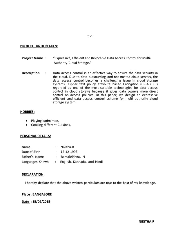 niki resume (2) (1) | PDF