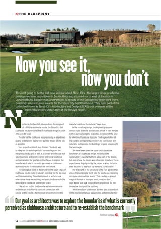 Steyn City Clubhouse - Leading Architecture and Design | PDF