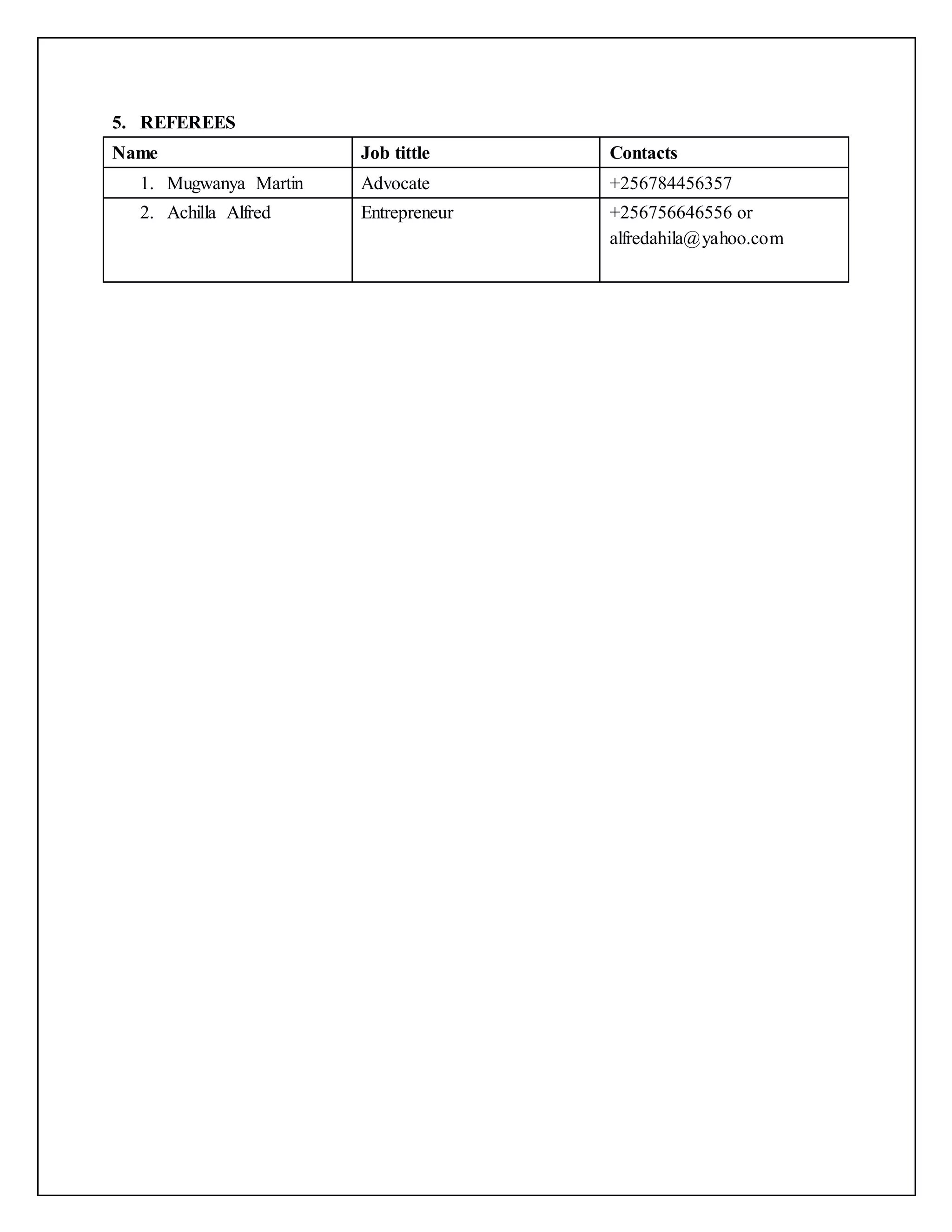 CV - Brian Okech March 2014 | PDF