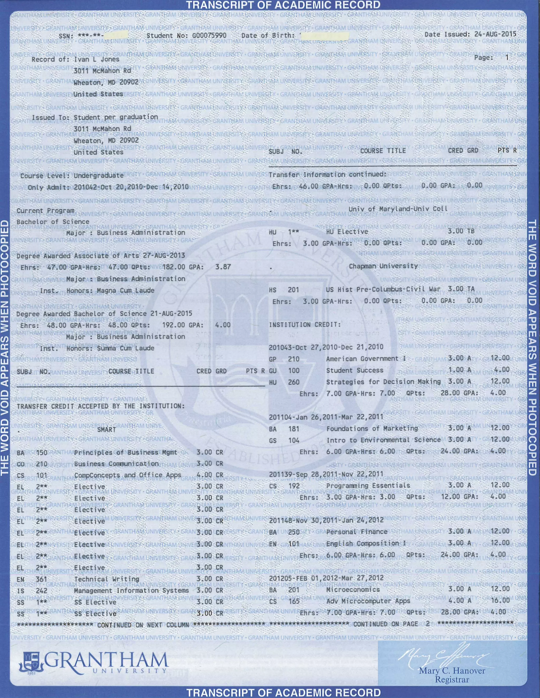 Transcript ICO Ivan Jones | PDF