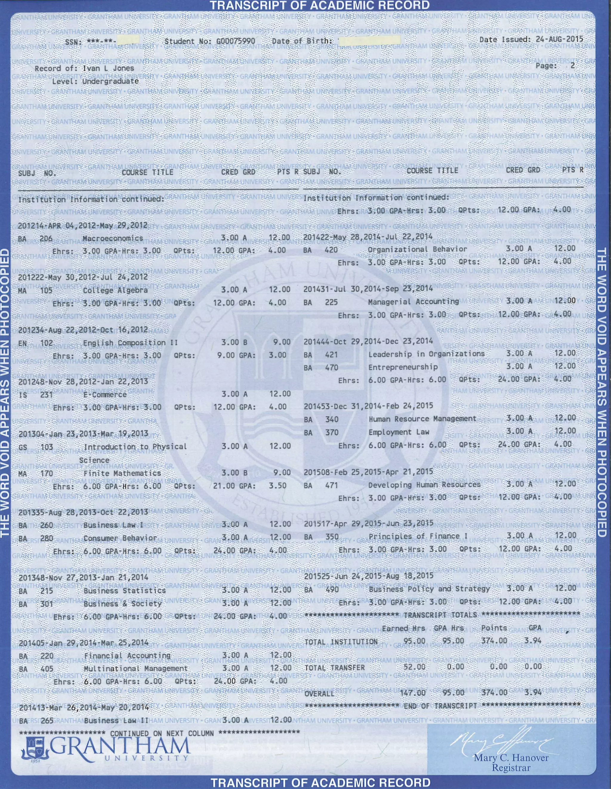 Transcript ICO Ivan Jones | PDF