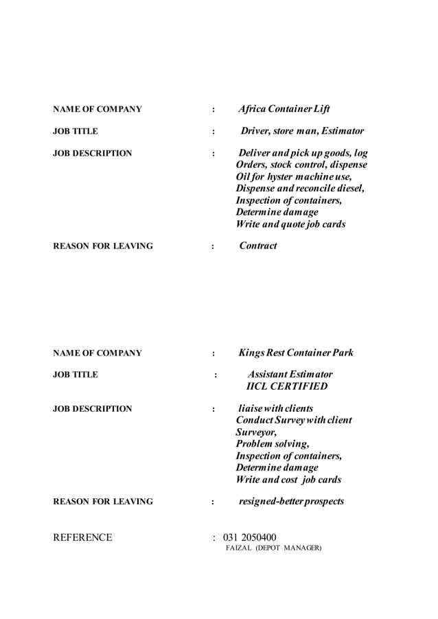 CURRICULUM-Darren Govender | PDF