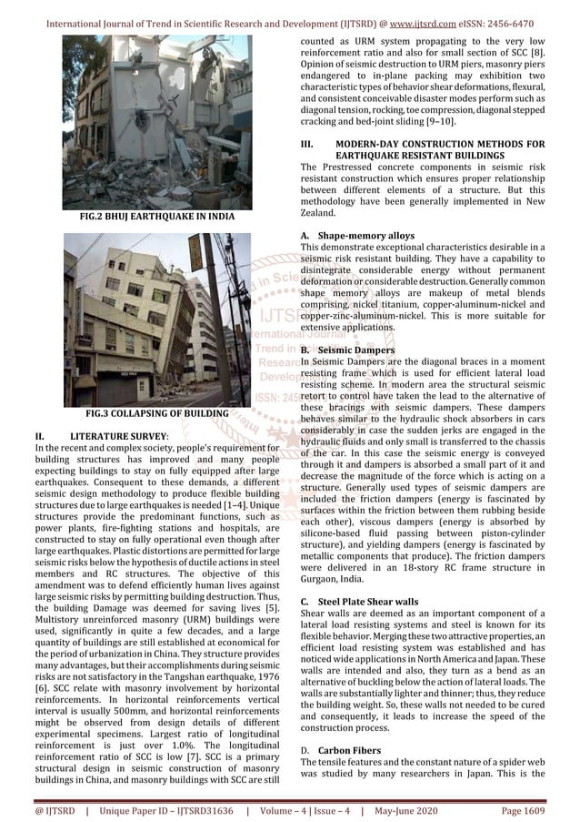 Advanced Earthquake Resistant Building Techniques | PDF