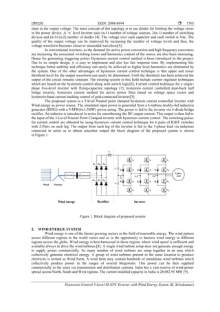 Hysteresis Control 3-Level SI-NPC Inverter with Wind Energy System | PDF | Home Appliances ...
