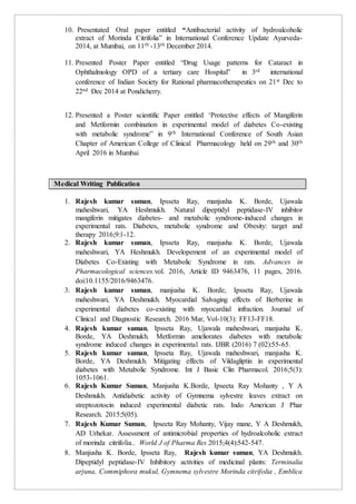 Rajesh kumar suman( CV) | PDF