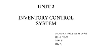 305 PPT on inventory control.pptx
