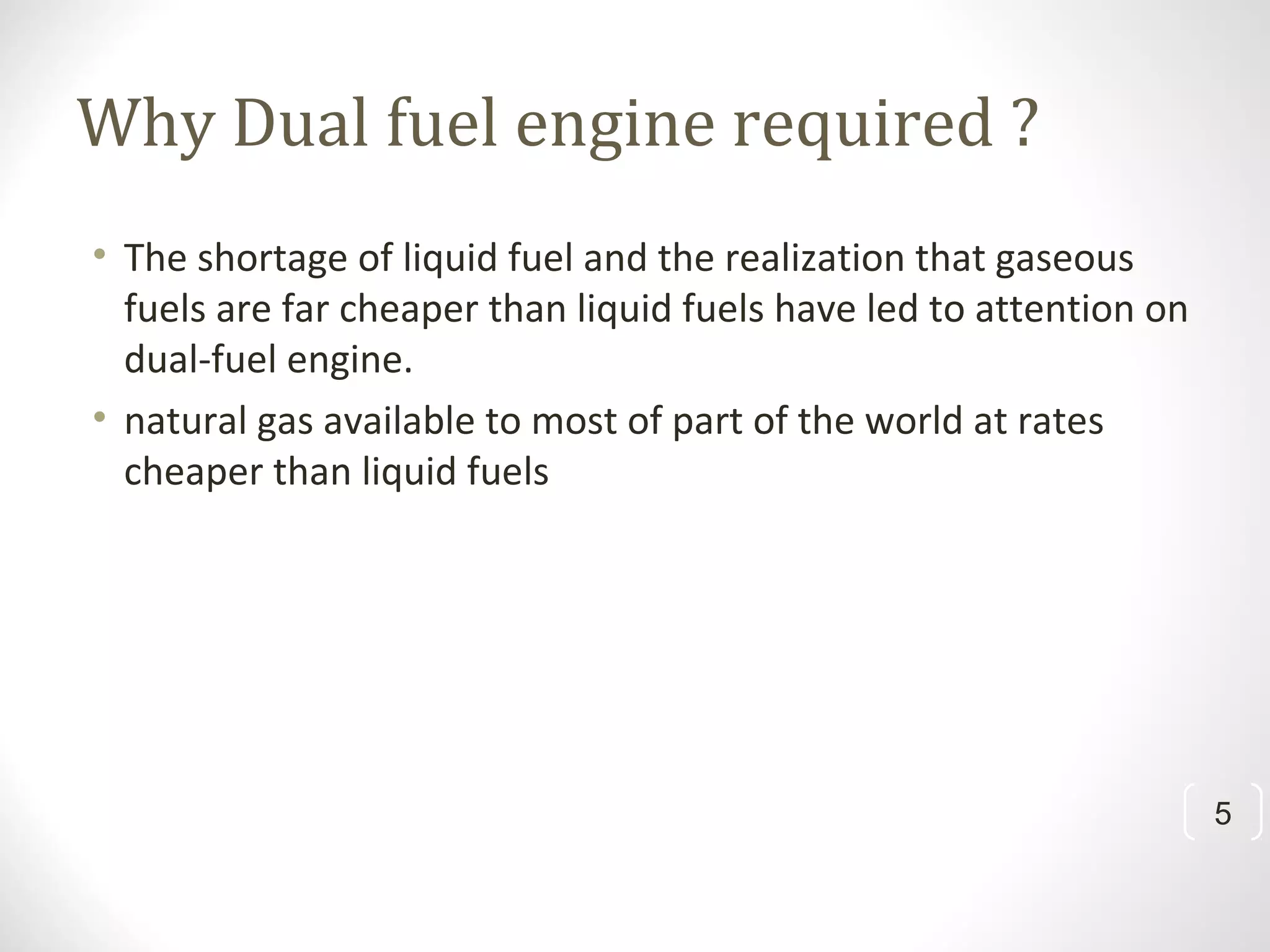 Dual Fuel Engine | PPT