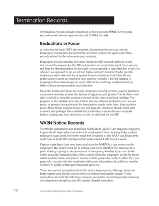 Critical HR Recordkeeping. From hiring to termination. | PDF