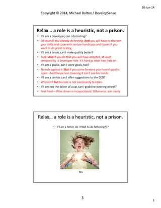 'The Real Agile Testing Quadrants' with Michael Bolton | PDF