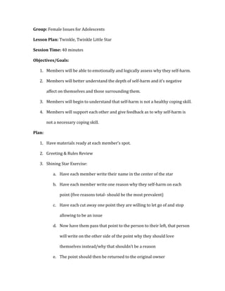 Twinkle Twinkle Lesson Plan | PDF