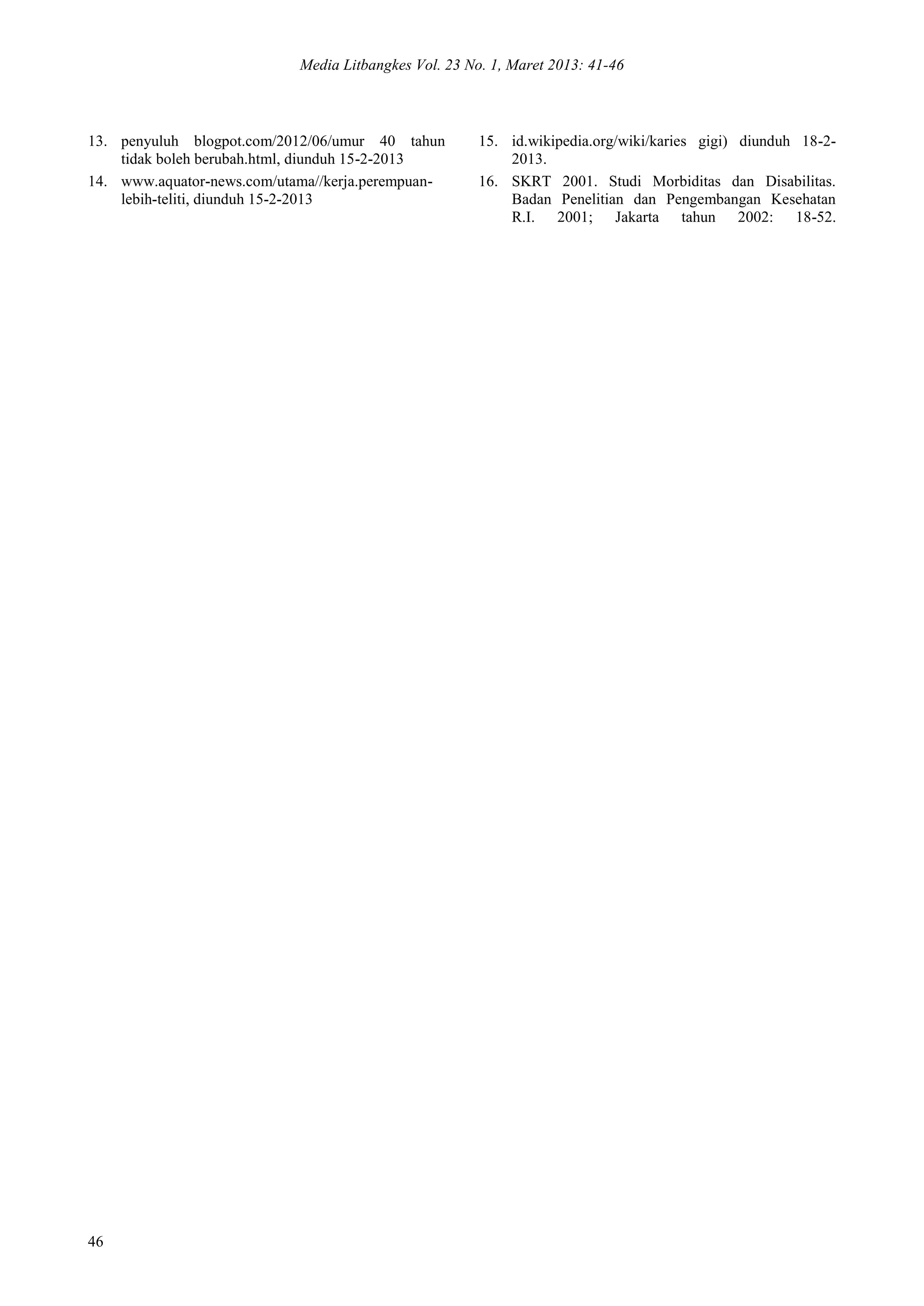 Penilaian Indeks DMFT | PDF