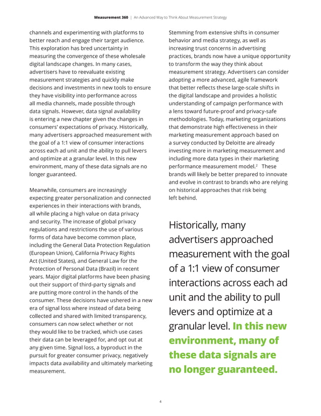 Meta: Measurement 360 | PDF