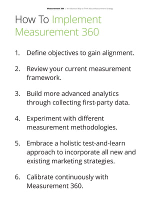 Meta: Measurement 360 | PDF
