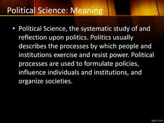 Historical Context: Emergence of Social Science Disciplines | PPTX