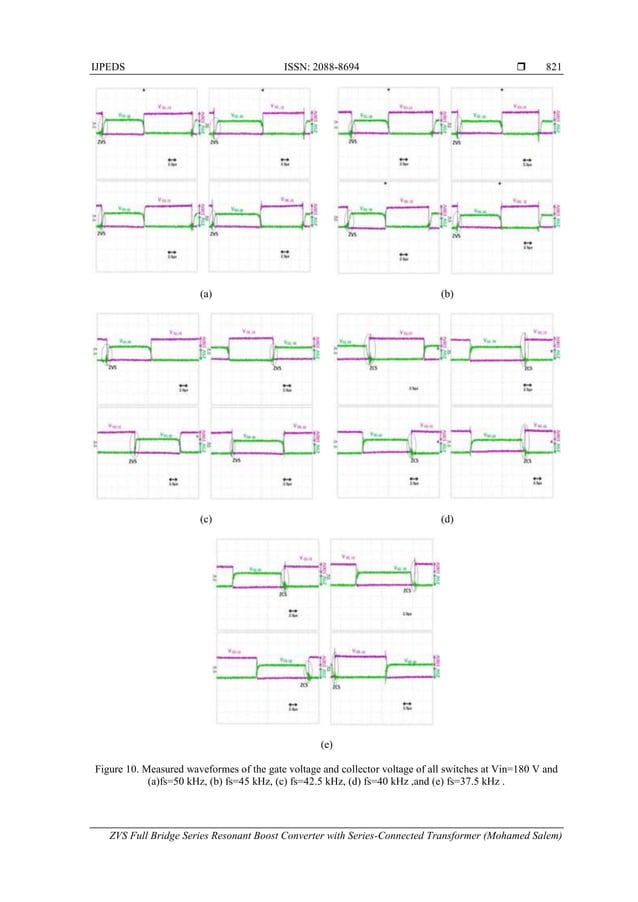 ZVS Full Bridge Series Resonant Boost Converter with Series-Connected Transformer | PDF