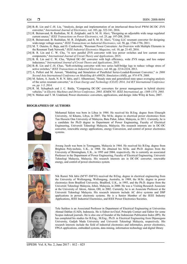 ZVS Full Bridge Series Resonant Boost Converter with Series-Connected Transformer | PDF