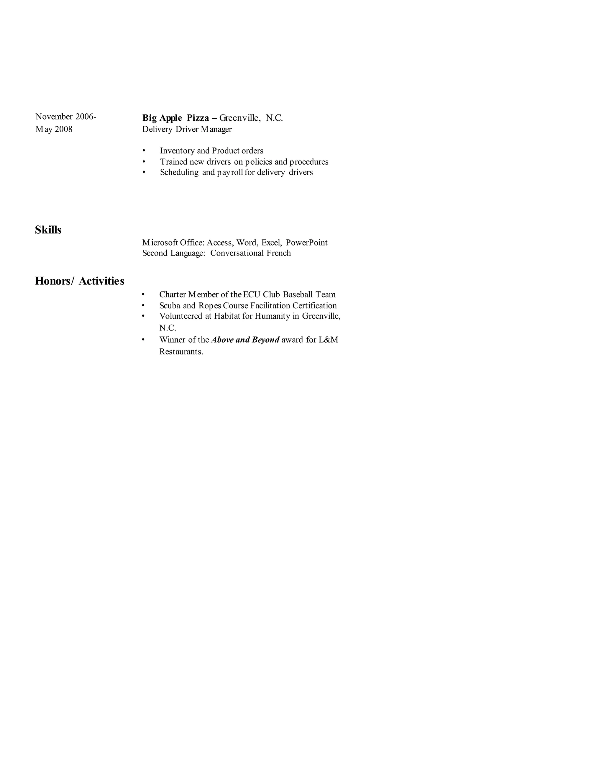 Resume-John Jefferson | DOCX | Business Administration | Business