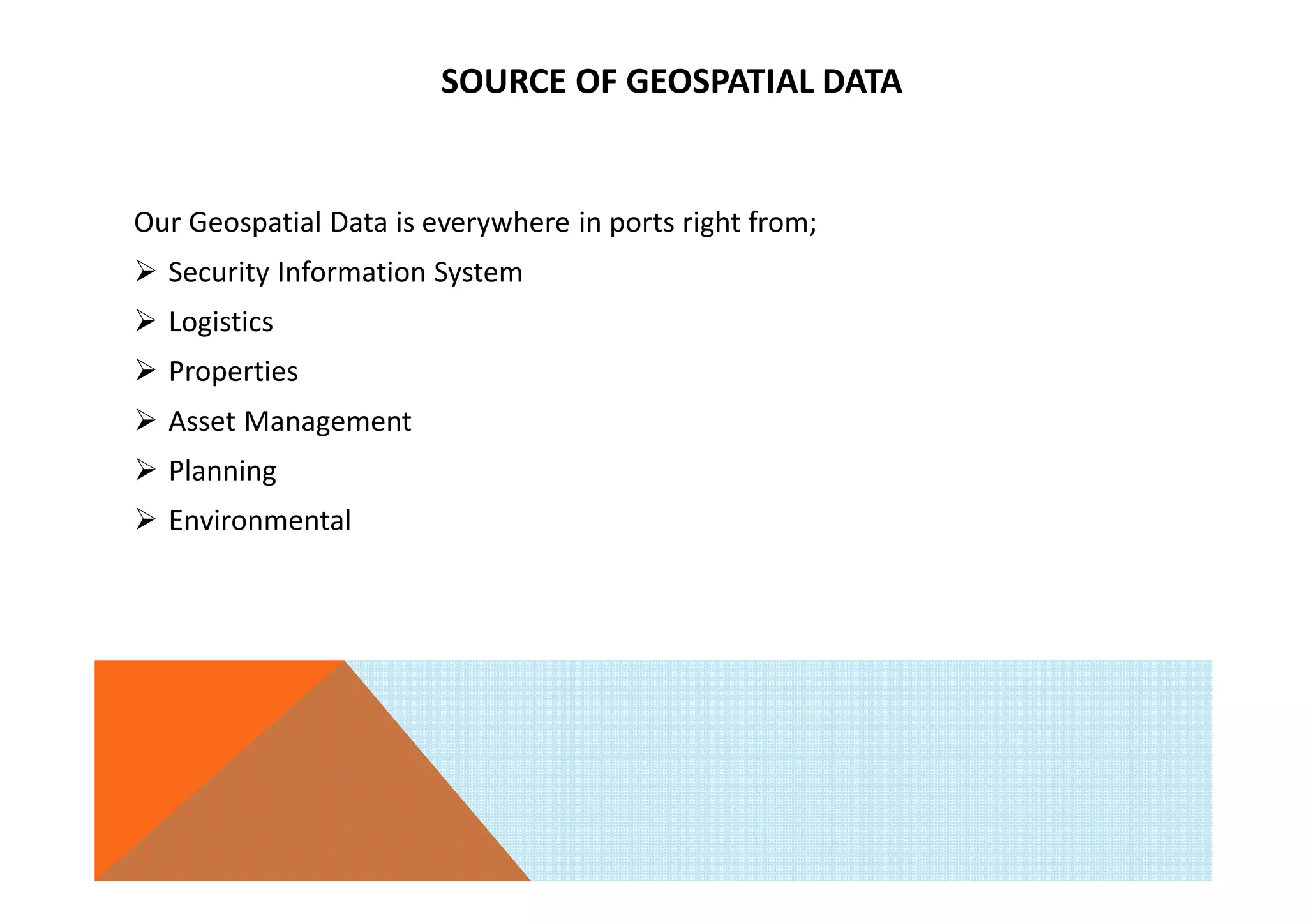 GIS - Asset Management - Sea Ports | PDF