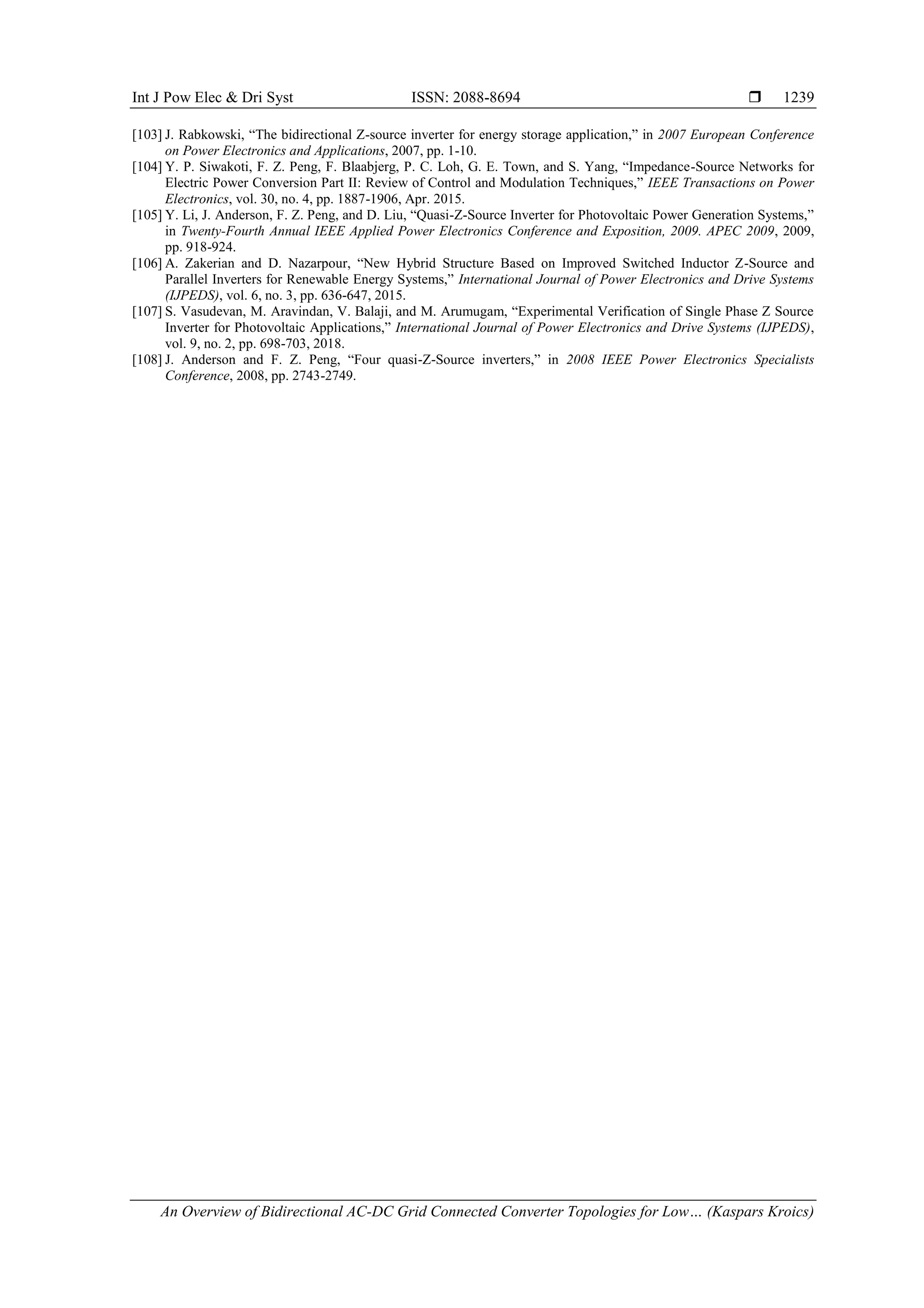 An Overview Of Bidirectional Ac Dc Grid Connected Converter Topologies
