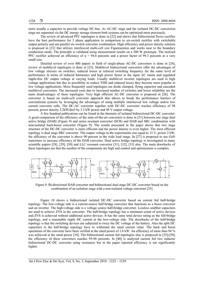An Overview Of Bidirectional Ac Dc Grid Connected Converter Topologies