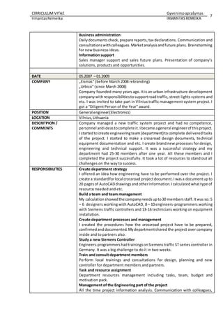 I.Remeika-CV_Detailed | PDF