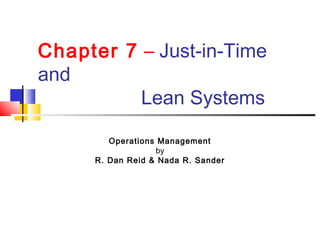 Just In Time(JIT) | PPT