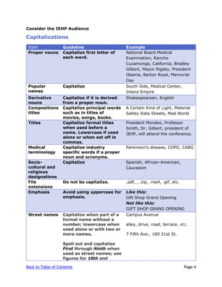 JIVE Content Style Guide-v3 | PDF
