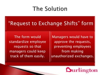 306 shift exchange presentation | PPT