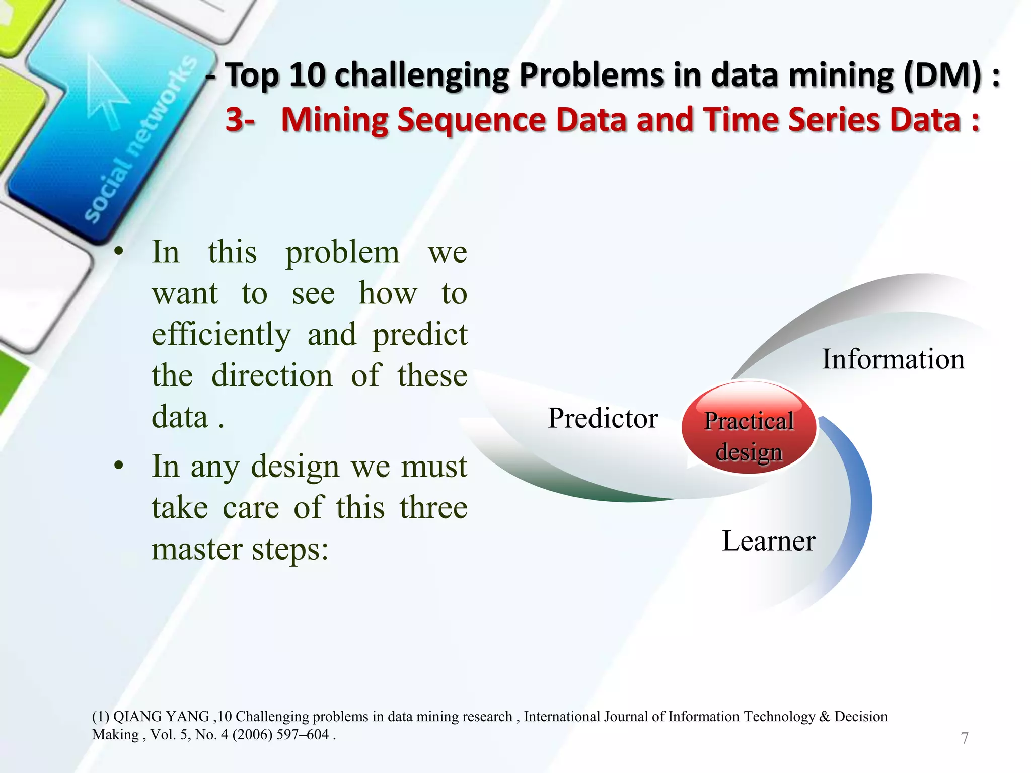Top (10) challenging problems in data mining | PPTX