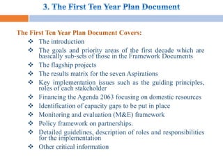 Africa Agenda 2063: The Africa We Want General Briefing | PPTX