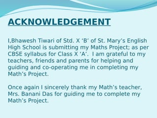 307355760-Maths-Project.pdf | Physics | Science