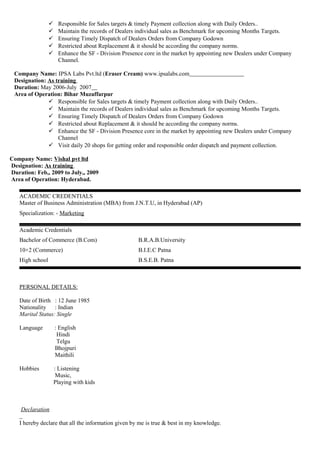 CV-VIVEK UPDATED | DOC