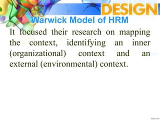 warwick model by Maricel G. Tangonan: Ph D. Development Education | PPTX
