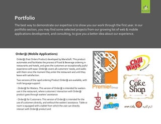 MariaSoft Company Profile Content | PPT