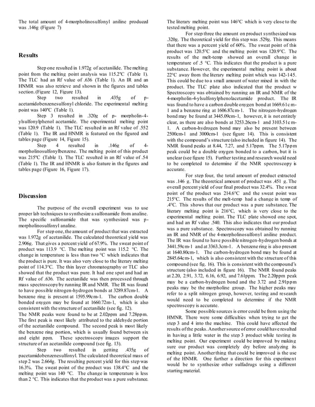 Orgo II synthesis Lab | DOCX | Chemistry | Science