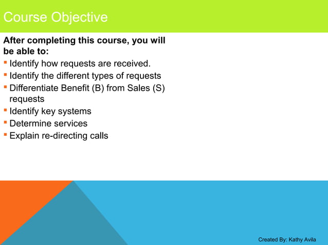Portfolio Sample - ILT Course | PPT