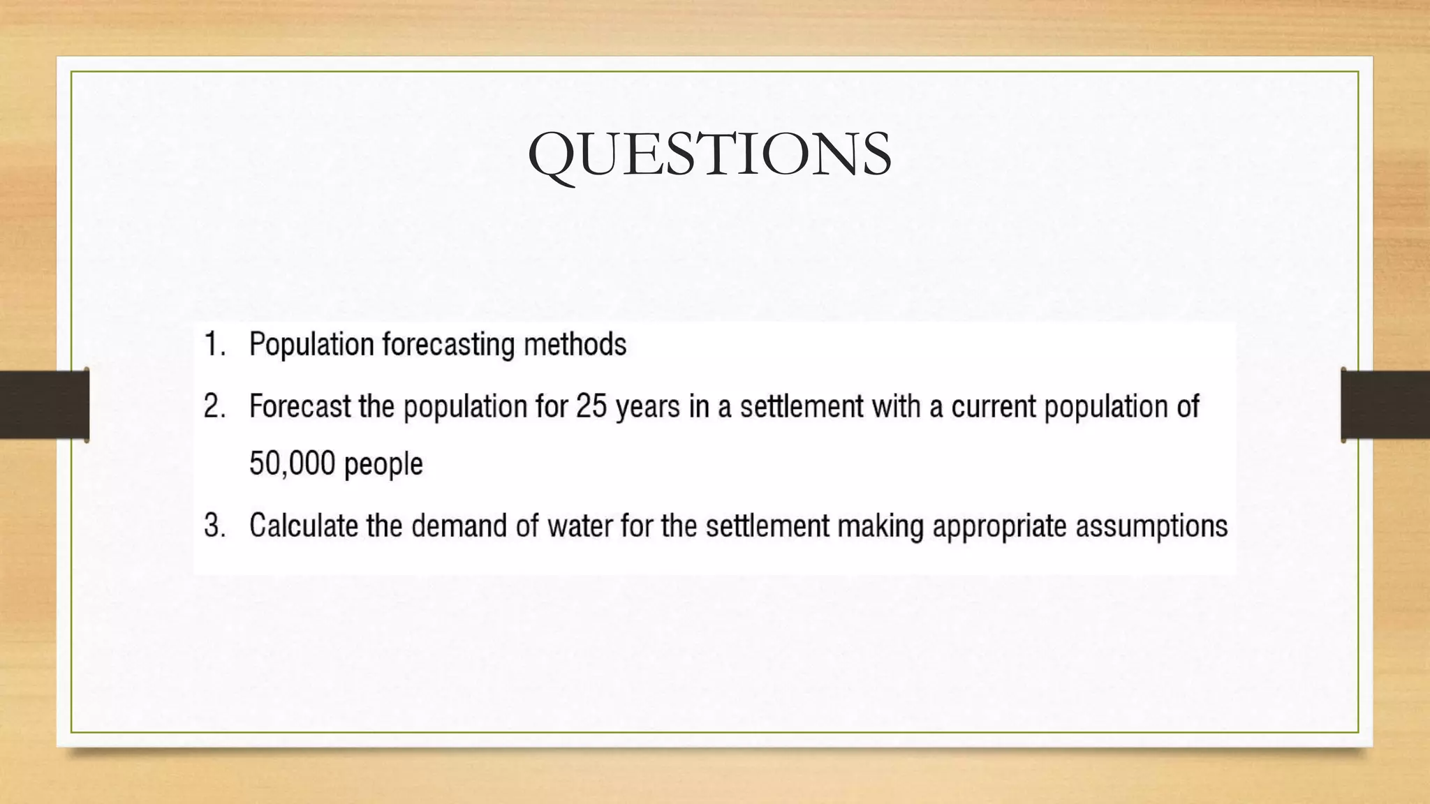 Population Forecasting Pptx