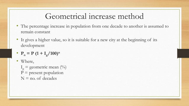 Population Forecasting Ppt