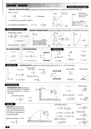 Fizika formule | PDF