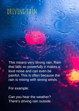 Weather Collocations | PDF