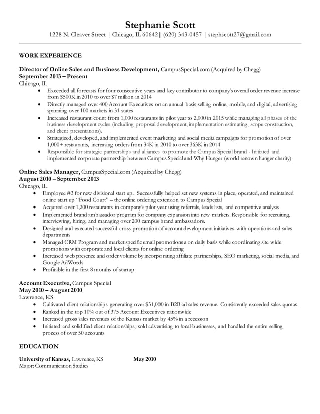 Stephanie Scott Resume | PDF