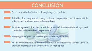 Multilayer drug delivery system: Tablet. | PPT