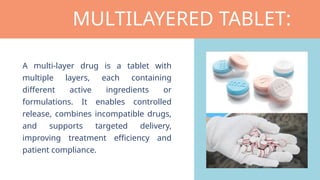 Multilayer drug delivery system: Tablet. | PPT