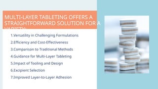 Multilayer drug delivery system: Tablet. | PPT